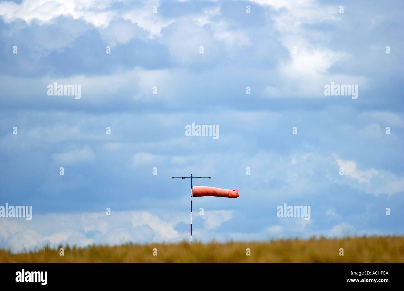 Windsock at airport Stock Photo - Alamy