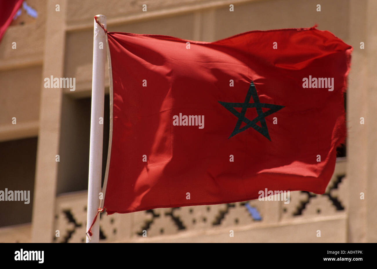 Moroccon flag hi-res stock photography and images - Alamy