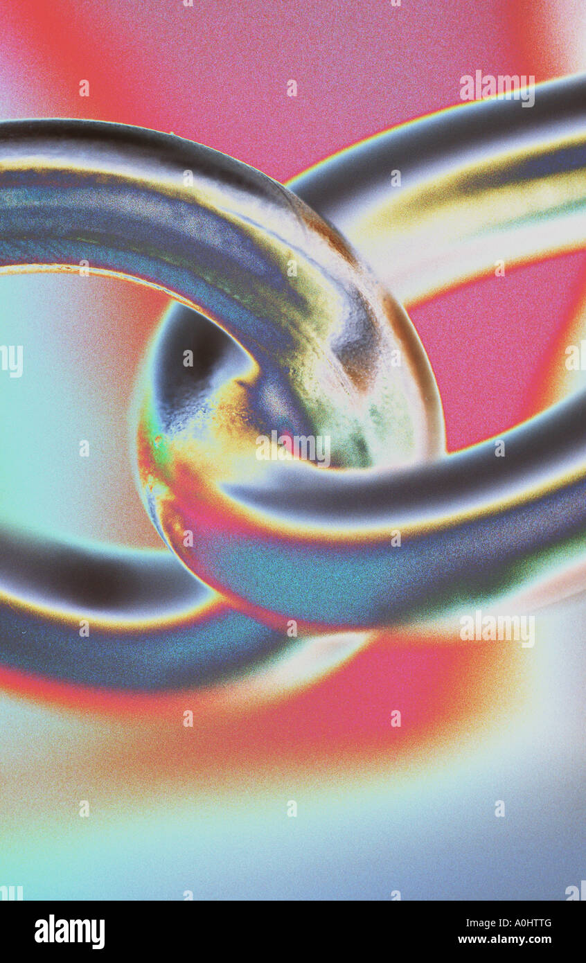 link together symbol symbolic detail closeup close up depend Stock ...