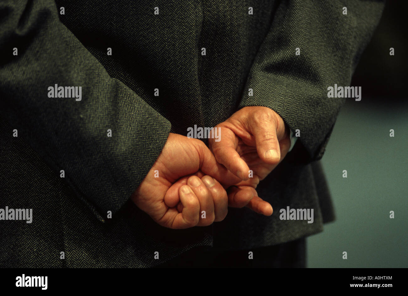 hands gesture cross your fingers wait symbol patience Stock Photo - Alamy