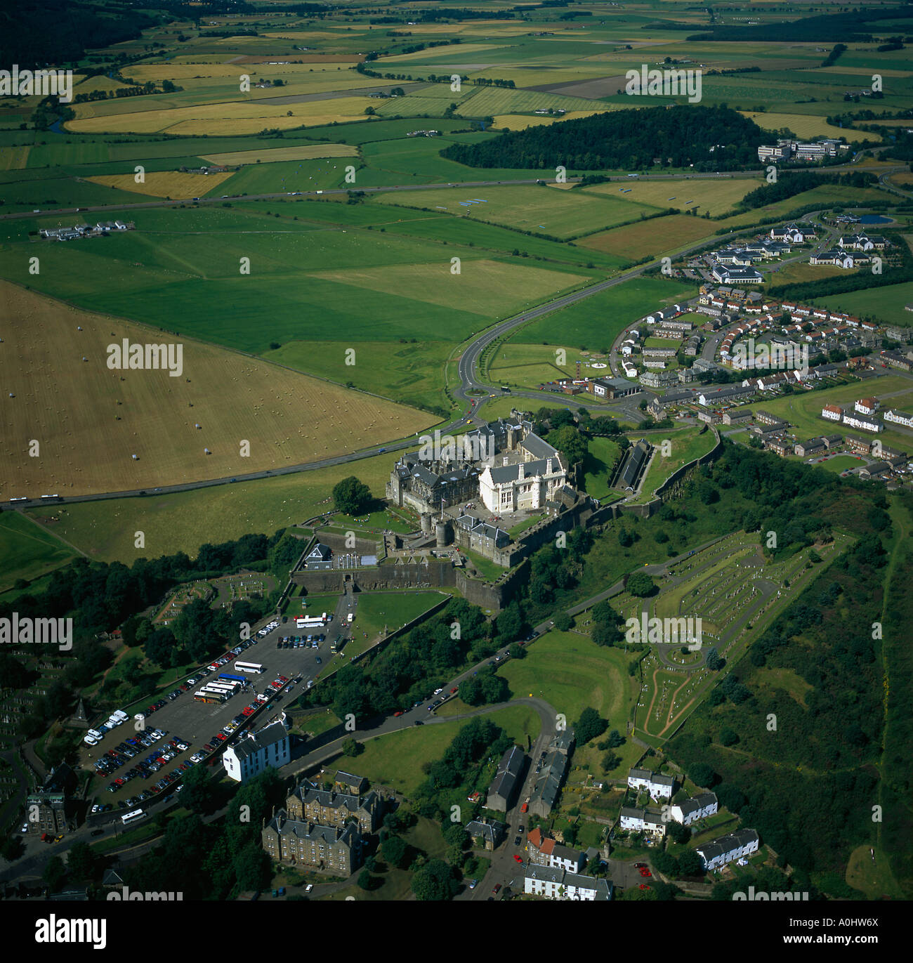 Stirling castle aerial hi-res stock photography and images - Alamy