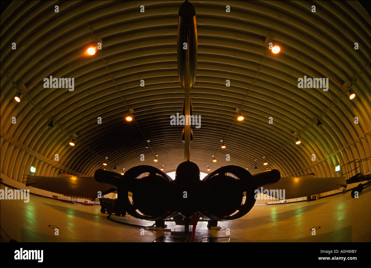 EF-111A Raven in hanger Stock Photo - Alamy