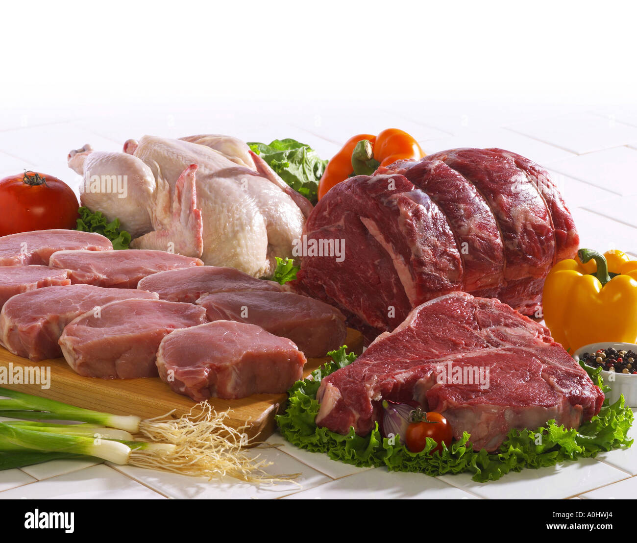 Meat preparation steak meats hi-res stock photography and images - Alamy