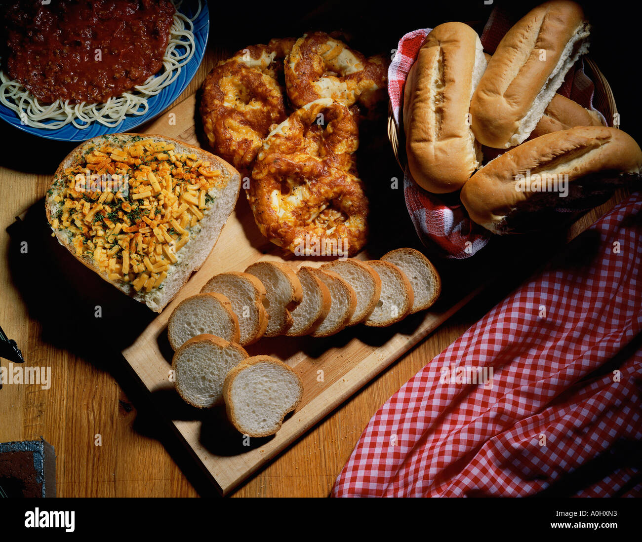Pasta rice bread assorted hi-res stock photography and images - Alamy