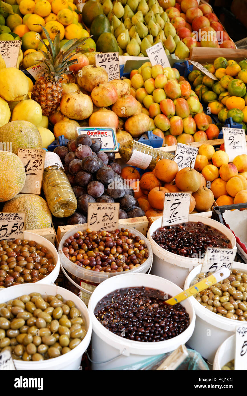 Greece fruits hi-res stock photography and images - Alamy