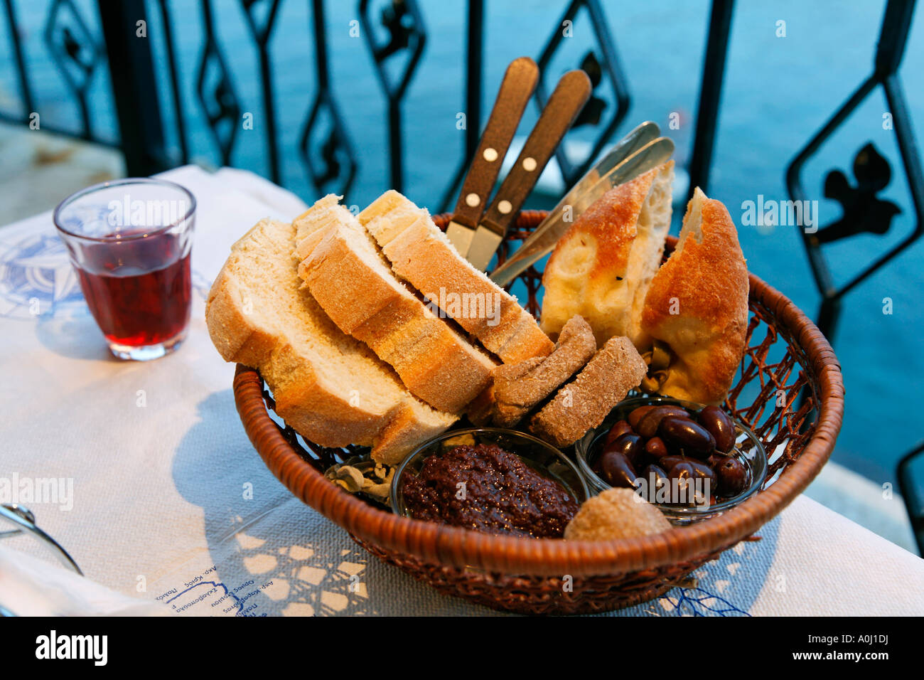 Greece basket hi-res stock photography and images - Alamy