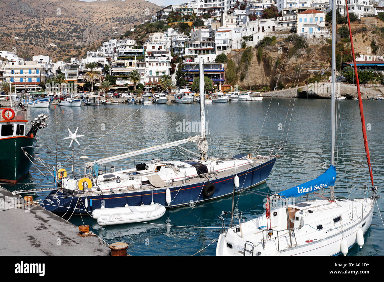 Agia Galini, Southern Crete, Greece Stock Photo - Alamy
