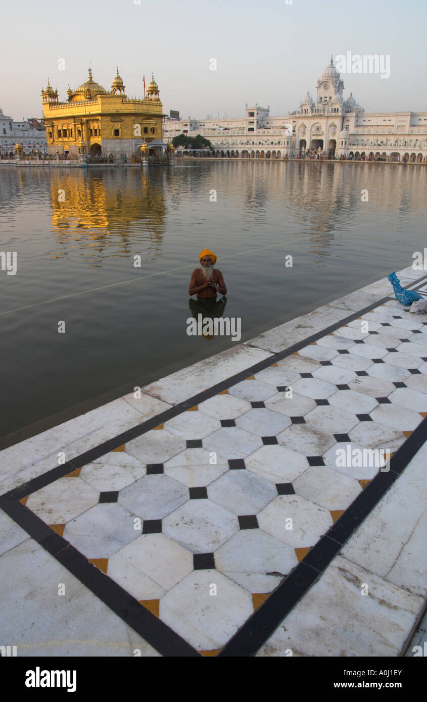 India Punjab Amritsar Golden Temple Prominent Sikh spiritual shrine ...