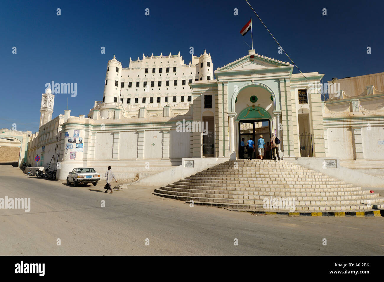 Palace of the sultan, Sayun, Wadi Hadramaut, Yemen Stock Photo - Alamy