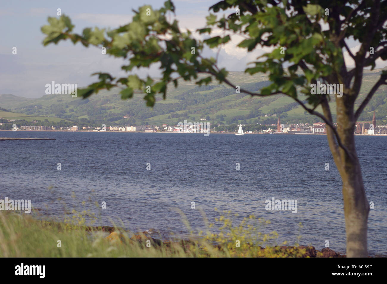 Largs on the river Clyde Scotland Stock Photo - Alamy