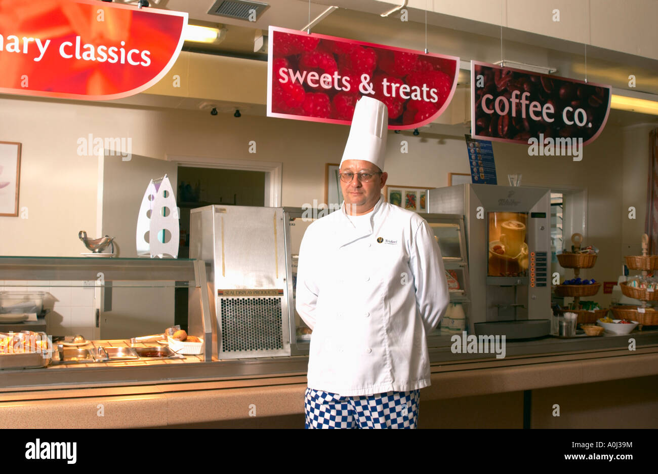 Chef In Restaurant Stock Photo - Alamy