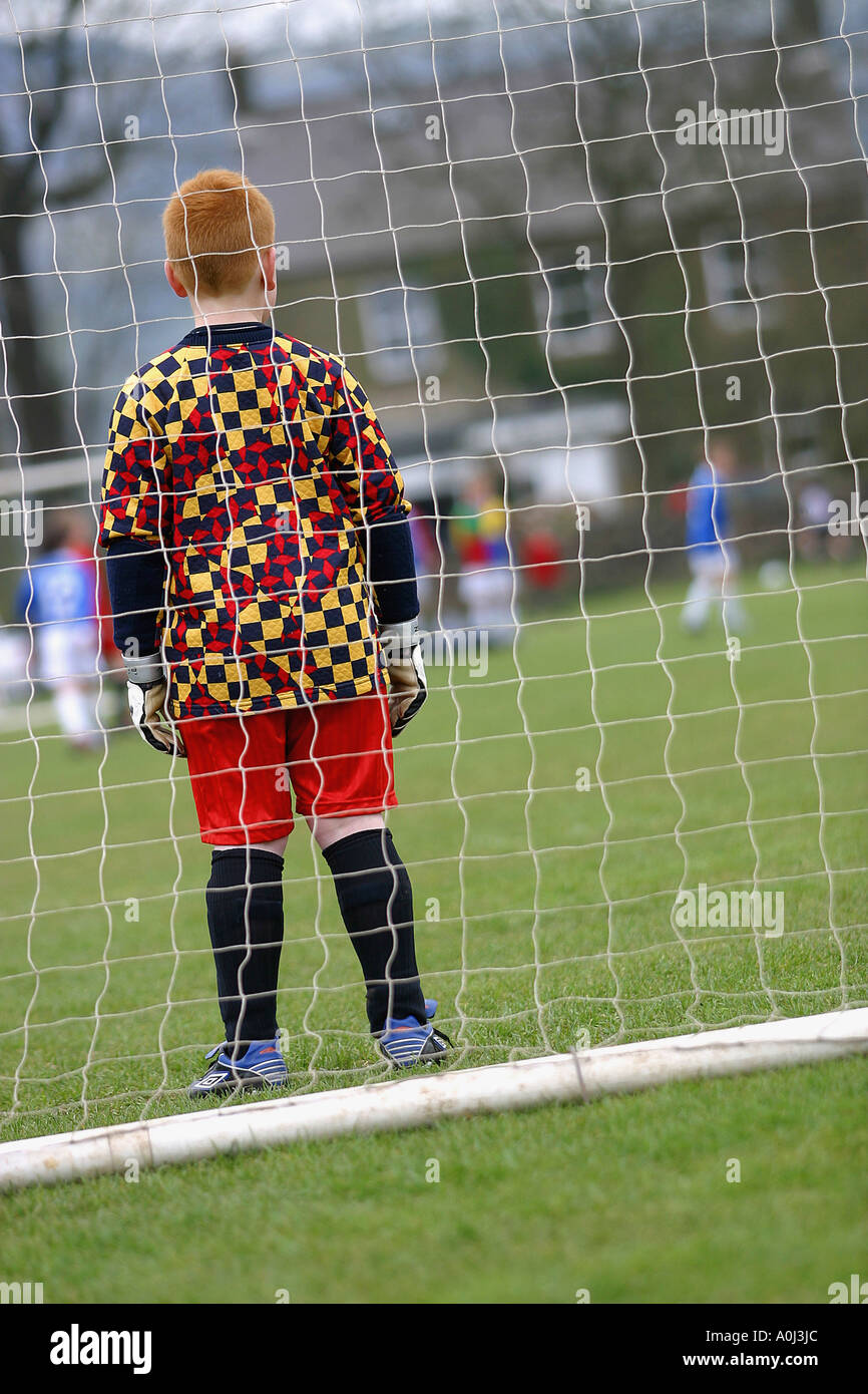 Seen through goal net hi-res stock photography and images - Alamy