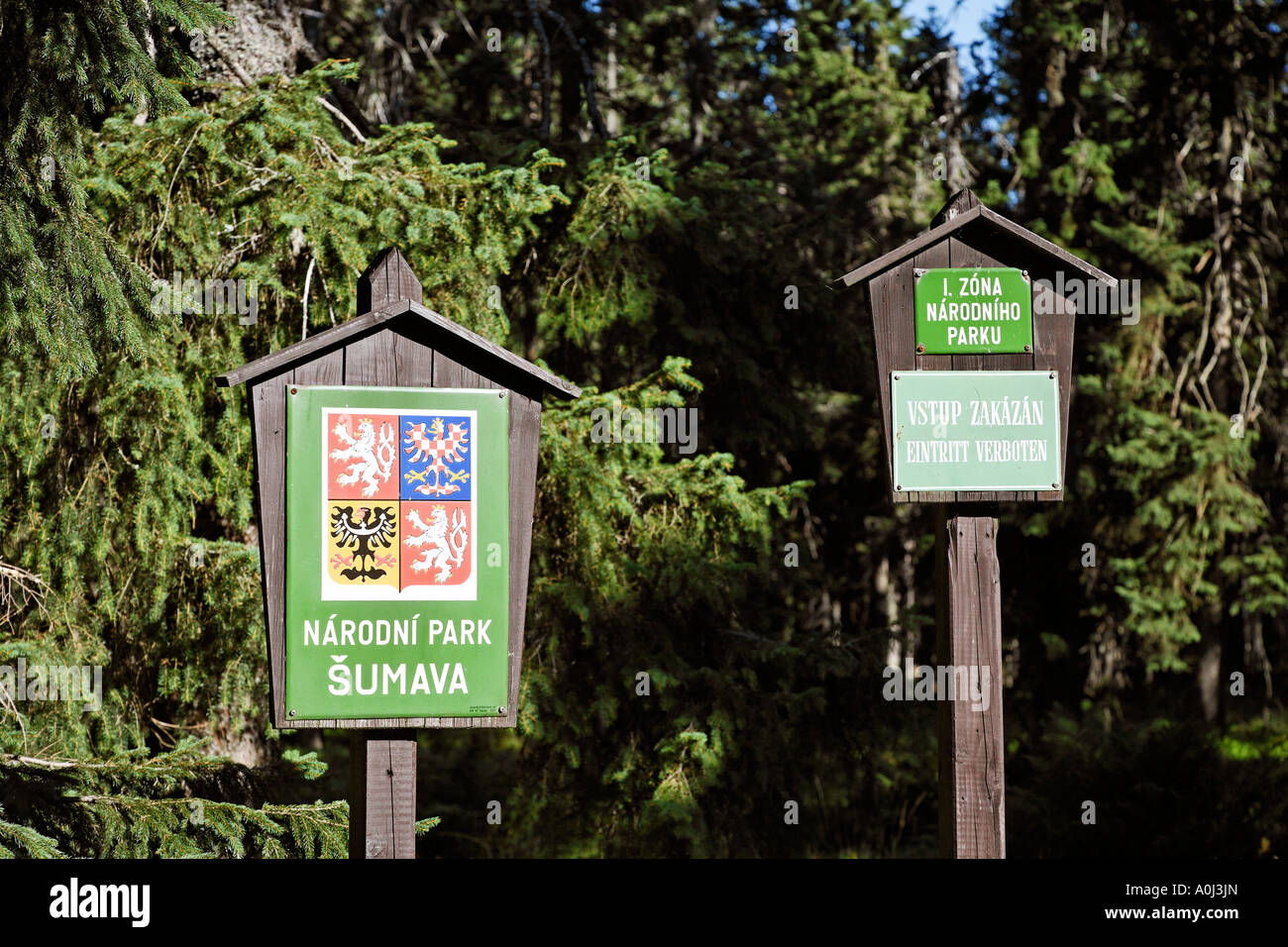 Narodni Park Sumava, Czech Republic Austria Stock Photo - Alamy