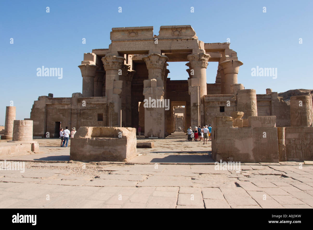Temple of Khnum at Esna in Egypt Stock Photo - Alamy