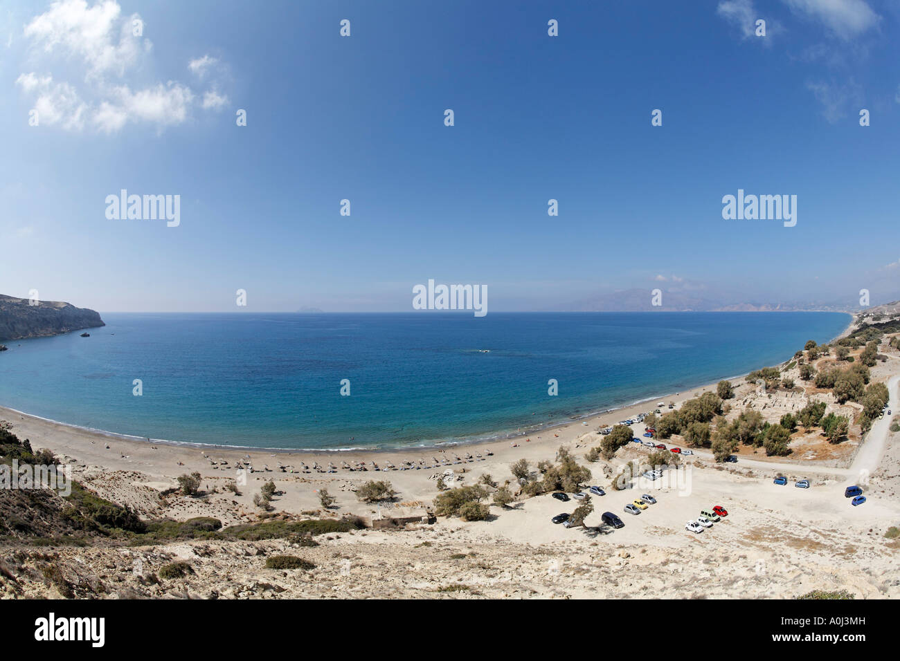 Archeological excavation and Kommos beach (Komos), Southcrete, Crete ...