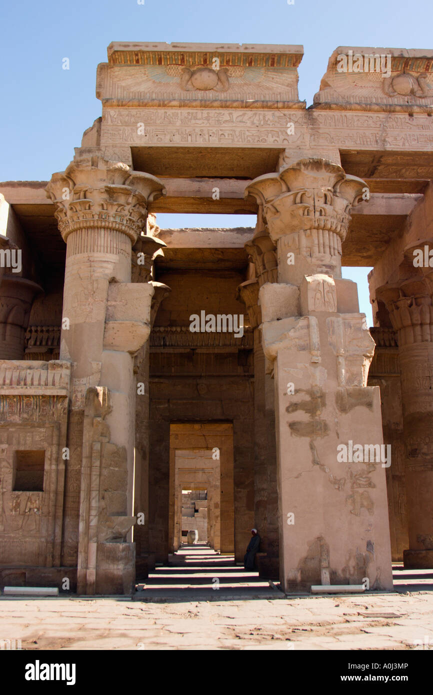 Temple of Khnum at Esna in Egypt Stock Photo - Alamy