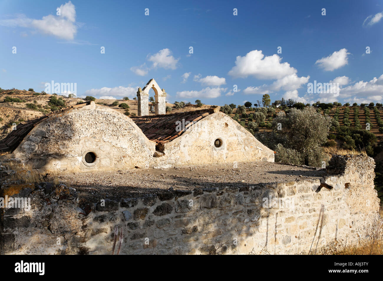 Moni Panayia Kardiotissas monastery church near Vori, Southern Crete ...