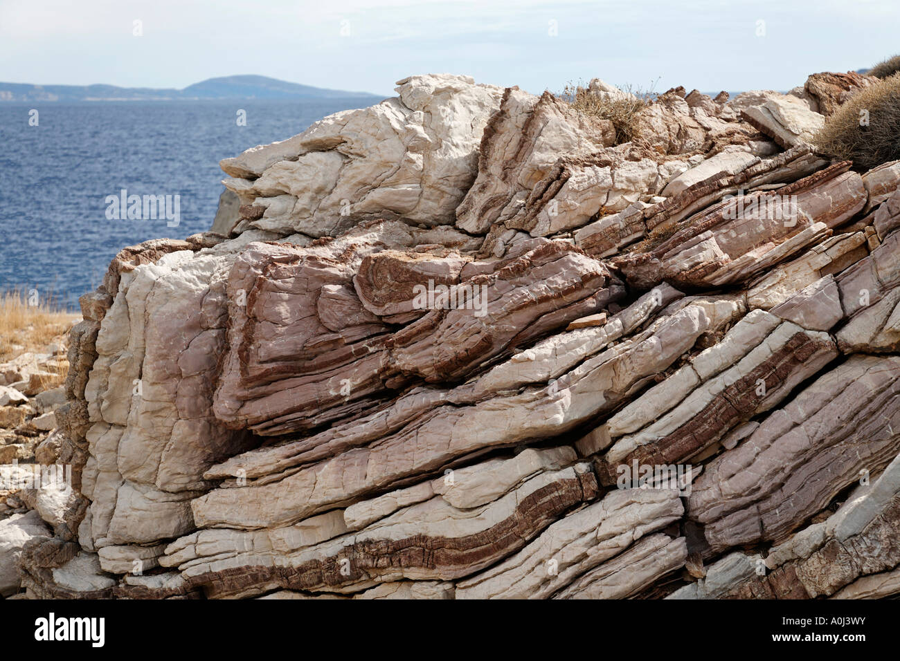 Rock formation on Cape Melissa, Agios Pavlos, Southern Crete, Greece ...