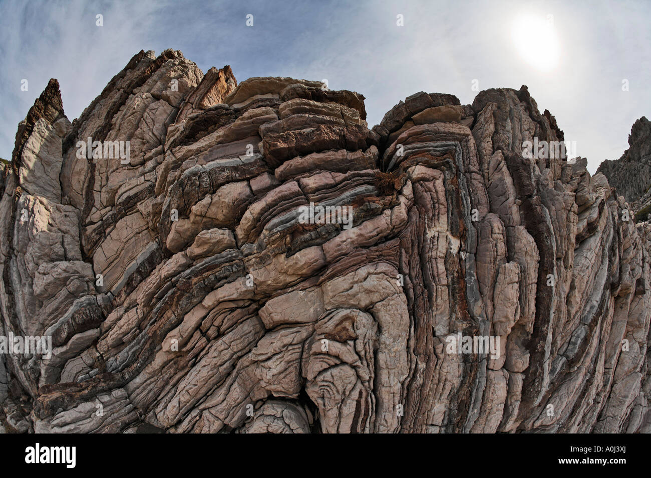 Rock formation on Cape Melissa, Agios Pavlos, Southern Crete, Greece ...