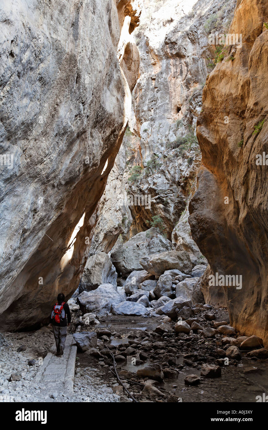 Sarakina- gorge near Mythi, Crete, Greece Stock Photo - Alamy