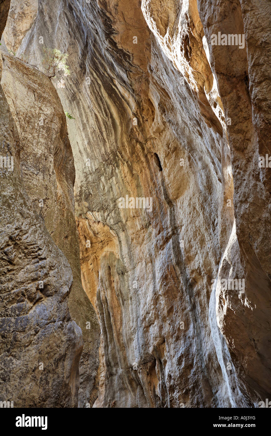 Sarakina- gorge near Mythi, Crete, Greece Stock Photo - Alamy