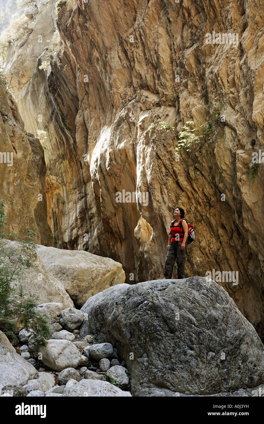 Sarakina- gorge near Mythi, Crete, Greece Stock Photo - Alamy