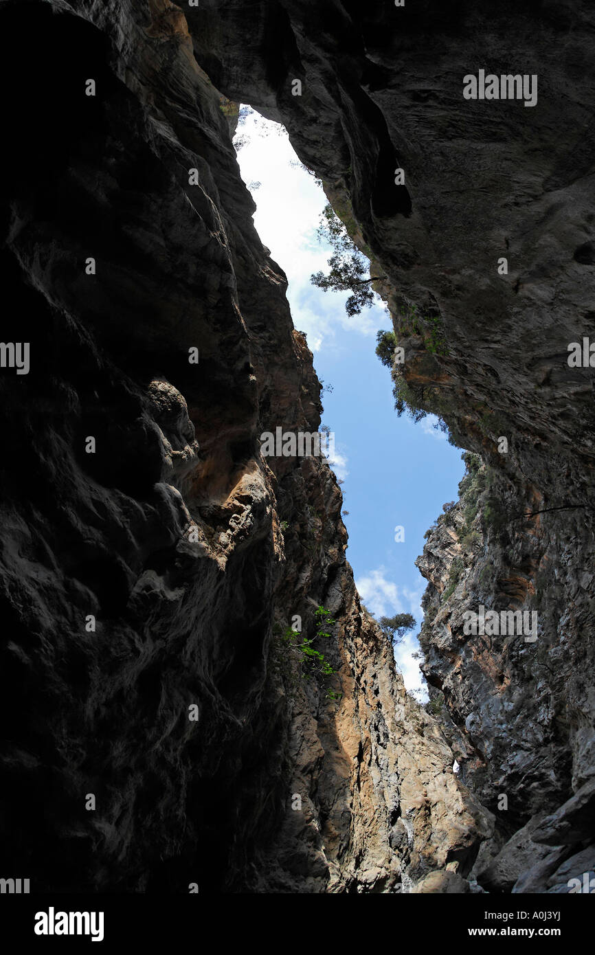 Sarakina- gorge near Mythi, Crete, Greece Stock Photo - Alamy