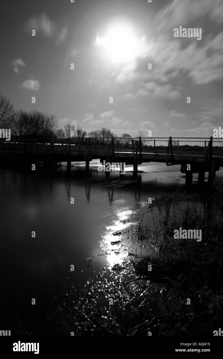 Moon reflections Black and White Stock Photos & Images - Alamy