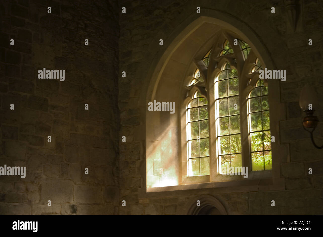 Sun beaming through glass window Stock Photo - Alamy