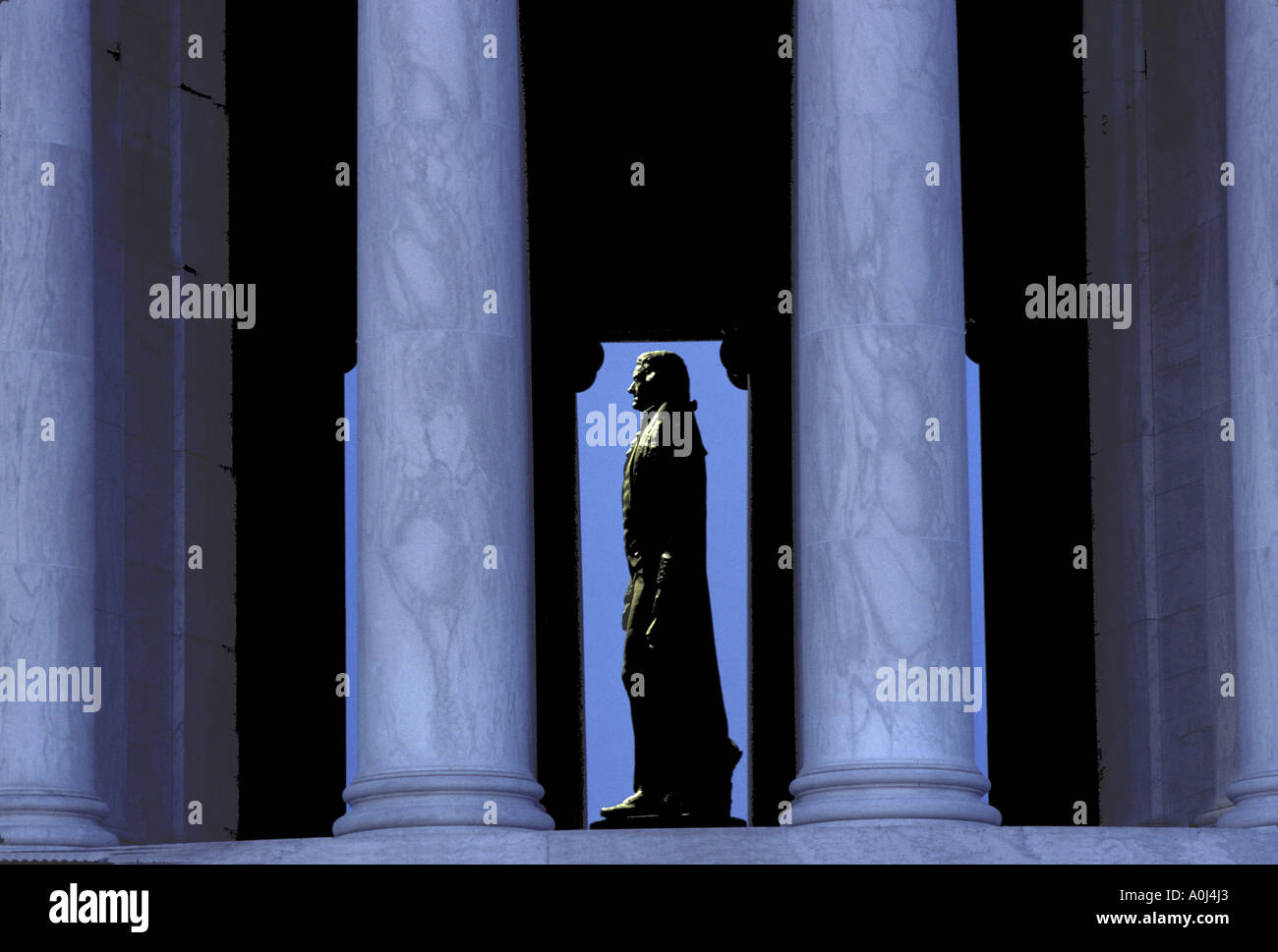 Side view jefferson statue hi-res stock photography and images - Alamy
