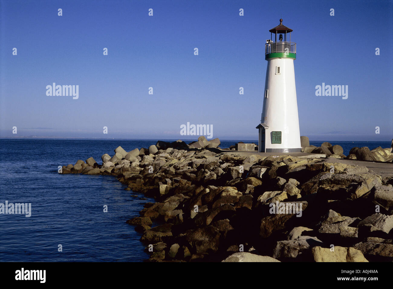 Walton Lighthouse Santa Cruz California USA Stock Photo - Alamy