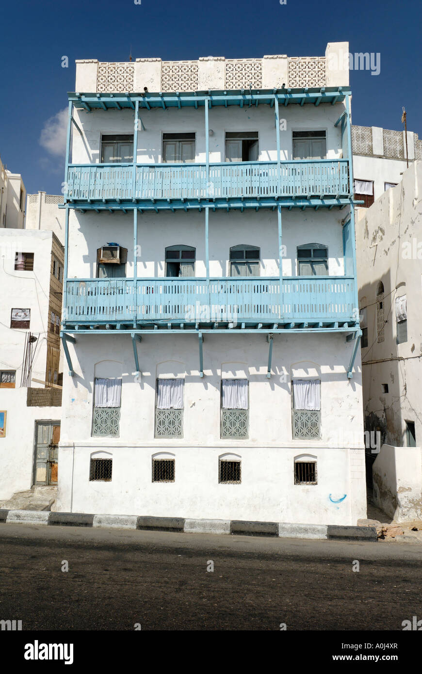 Old town of Al Mukalla, Mukalla, Yemen Stock Photo - Alamy