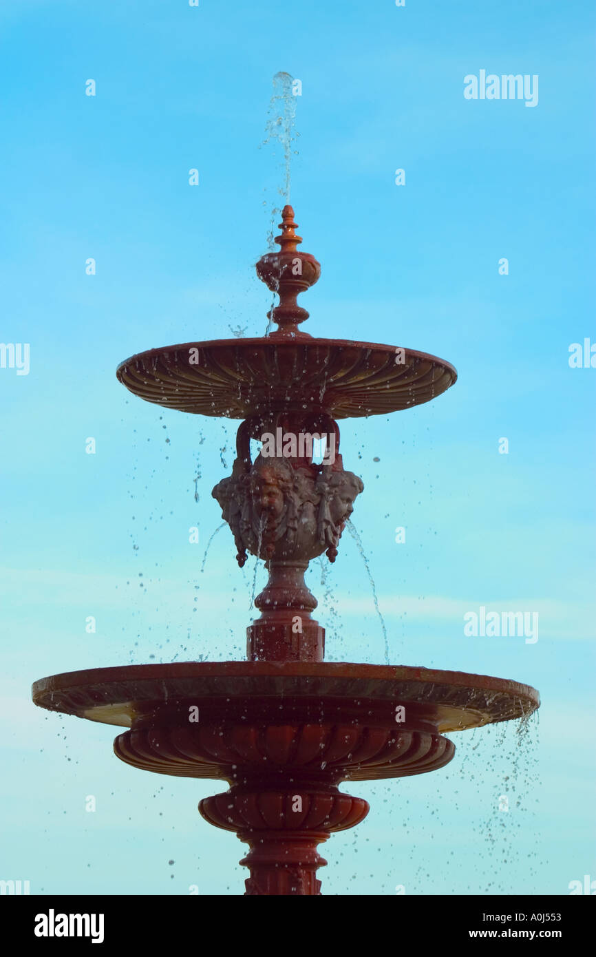 fountain droplets water spray light crystal clear Stock Photo - Alamy