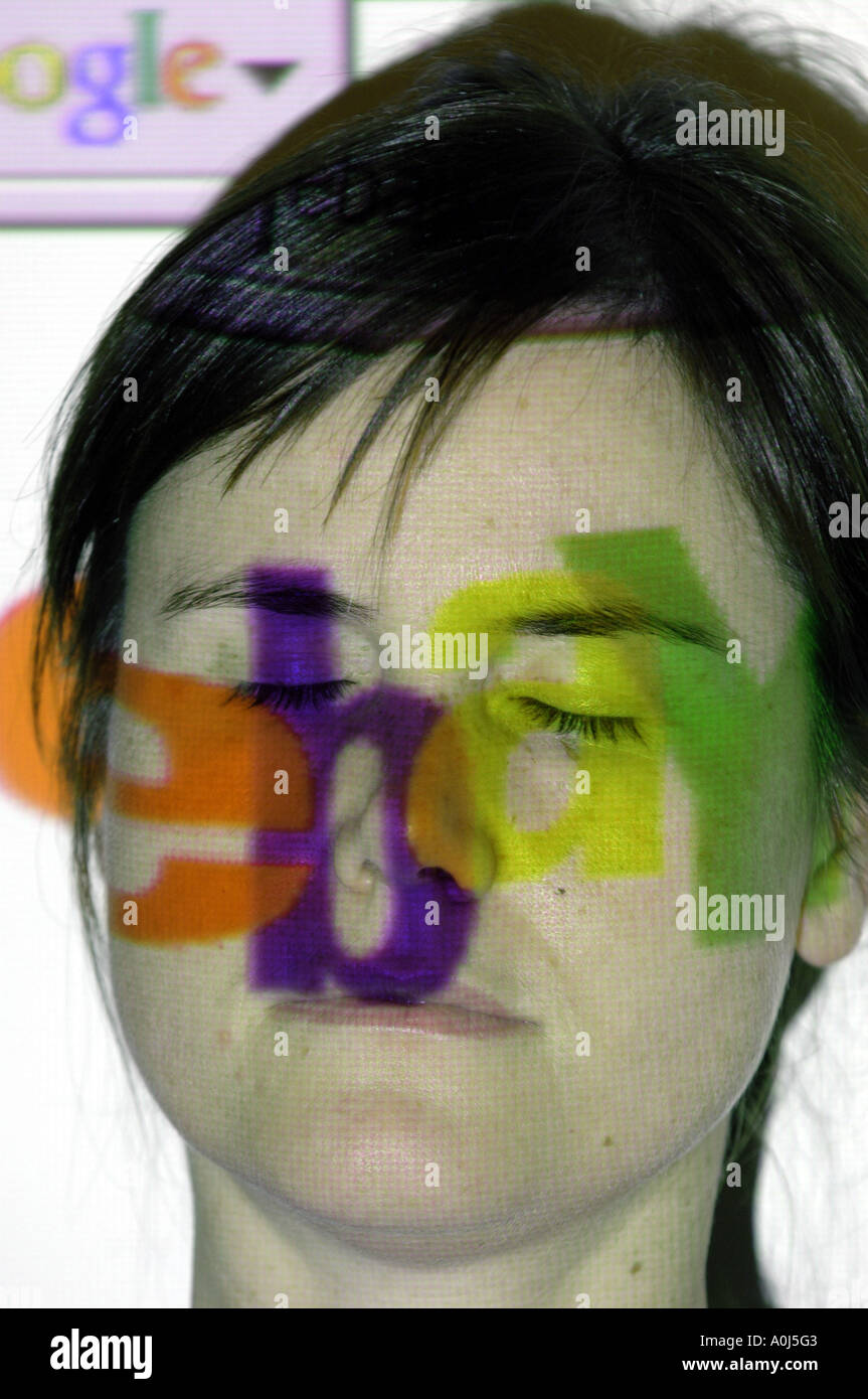 ebay, female, face, ogle, google Stock Photo - Alamy