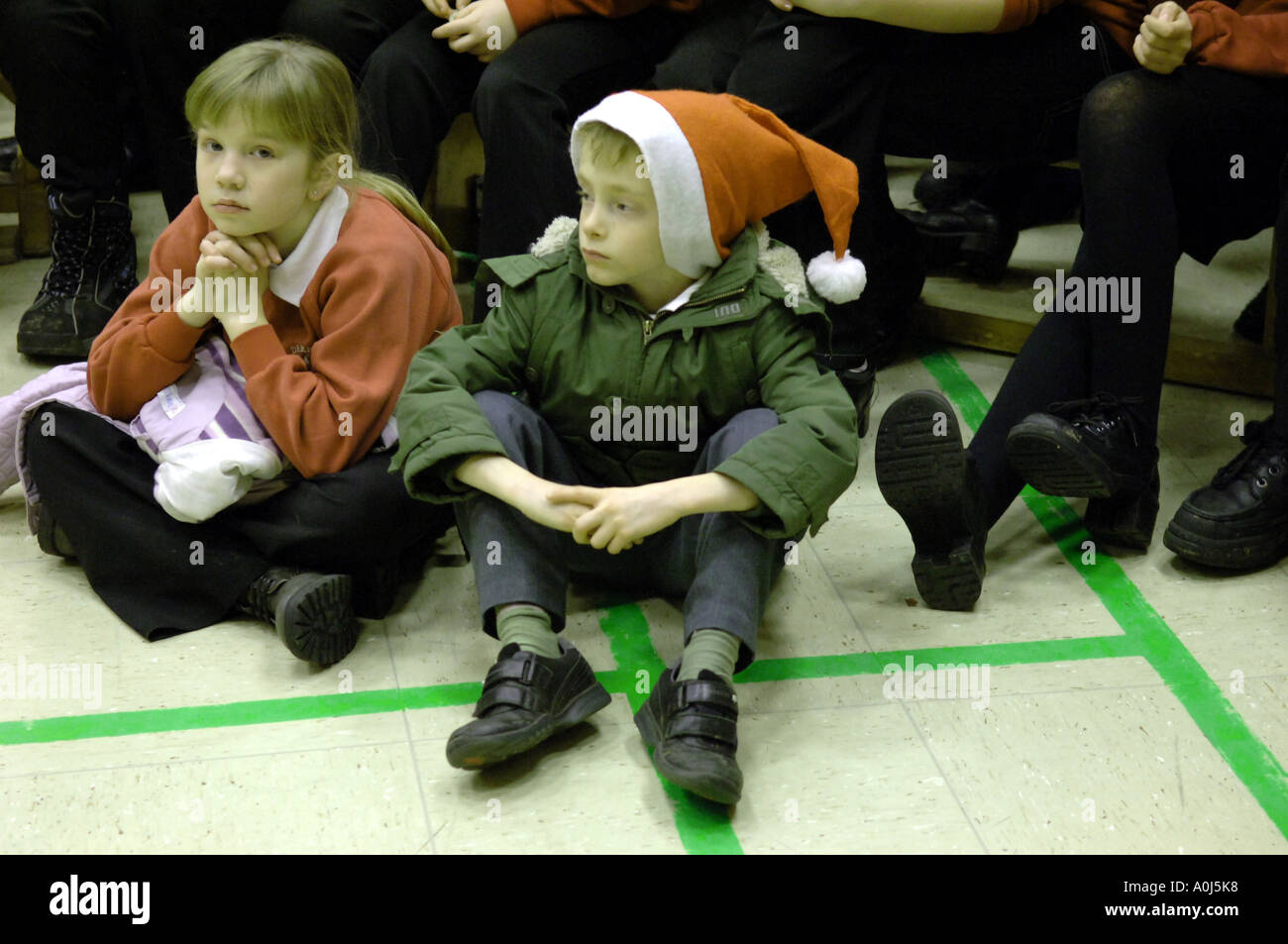 school assembly, kids, pupils, students, school children Stock Photo ...