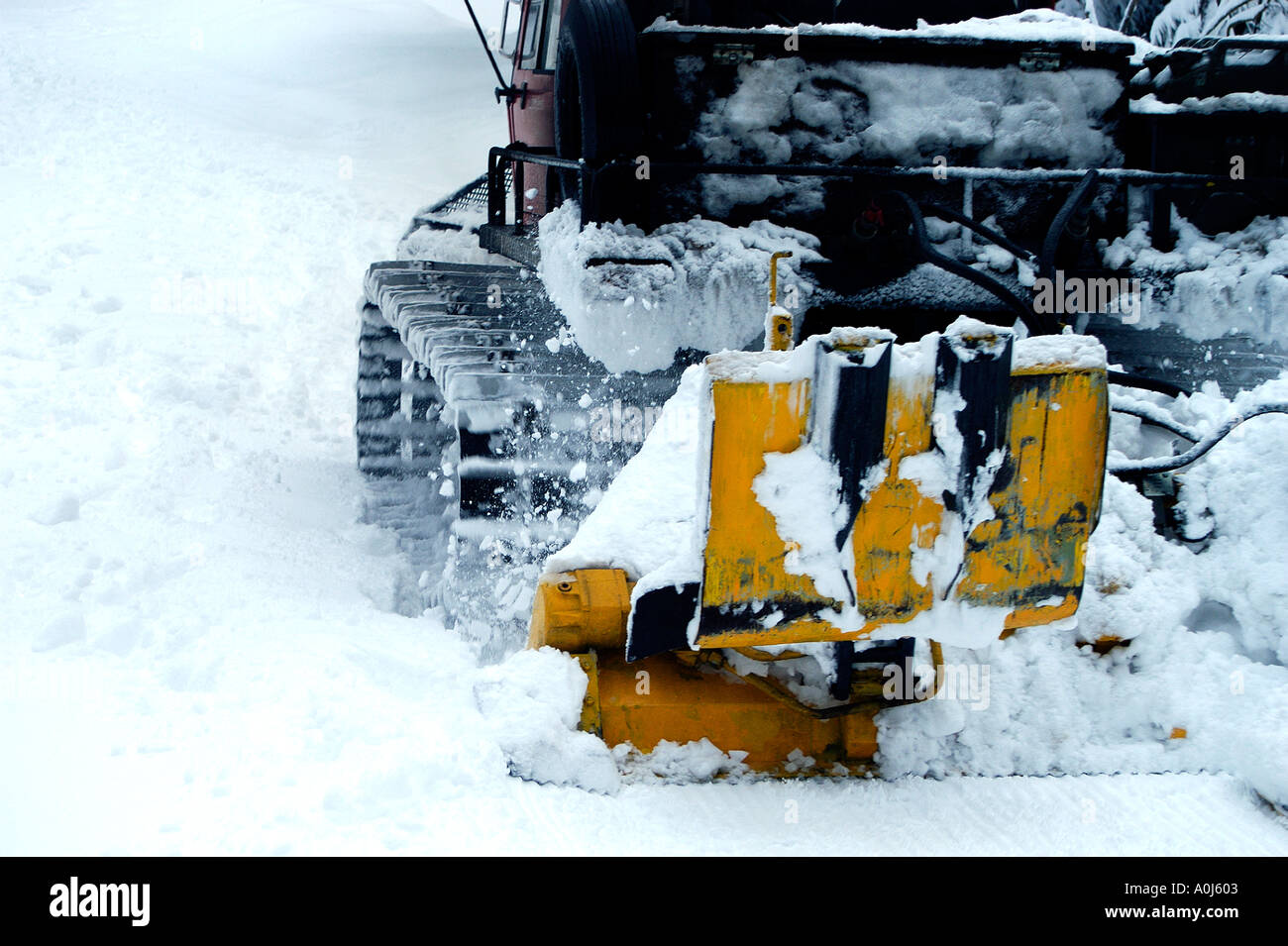 Tracked snow plough hi-res stock photography and images - Alamy