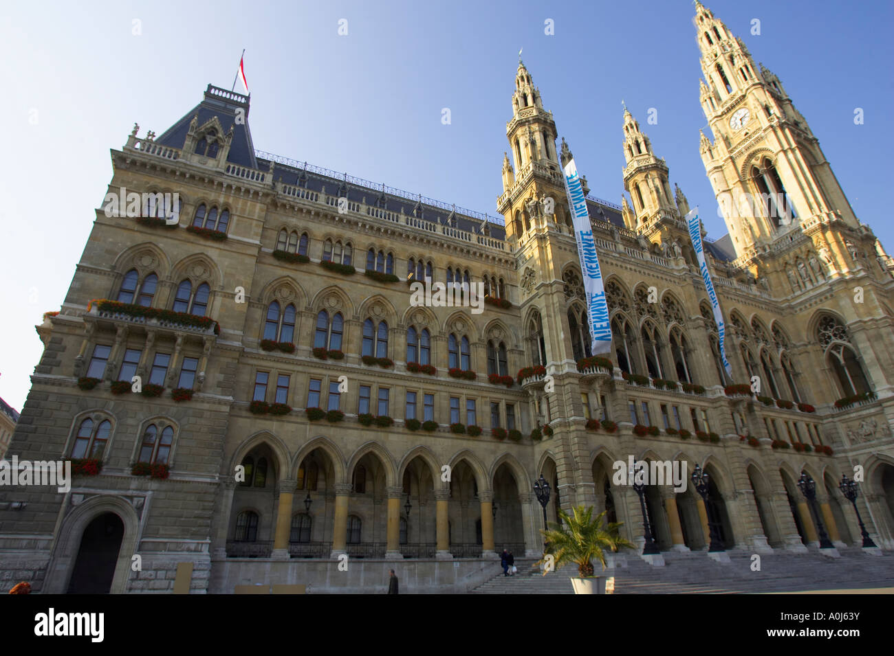 The Rathaus in Vienna Austria Stock Photo - Alamy