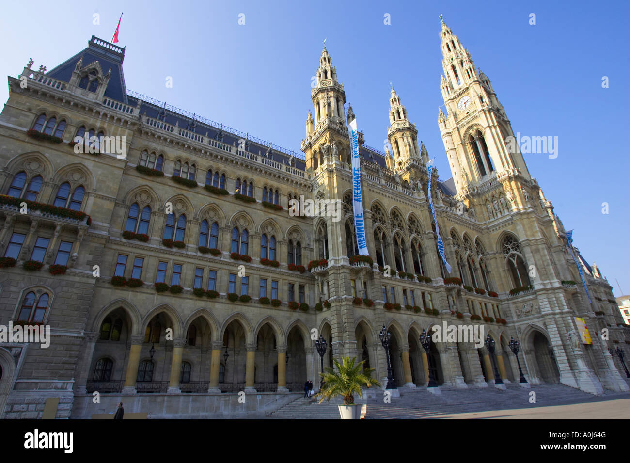 The Rathaus in Vienna Austria Stock Photo - Alamy
