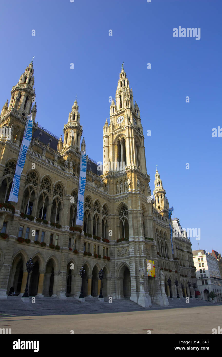 The Rathaus in Vienna Austria Stock Photo - Alamy