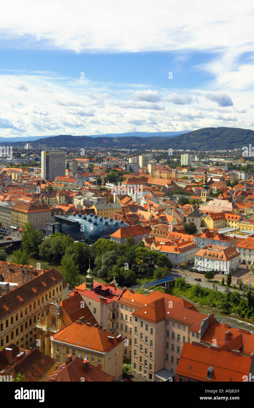 View of the City of Graz in Austria Stock Photo - Alamy