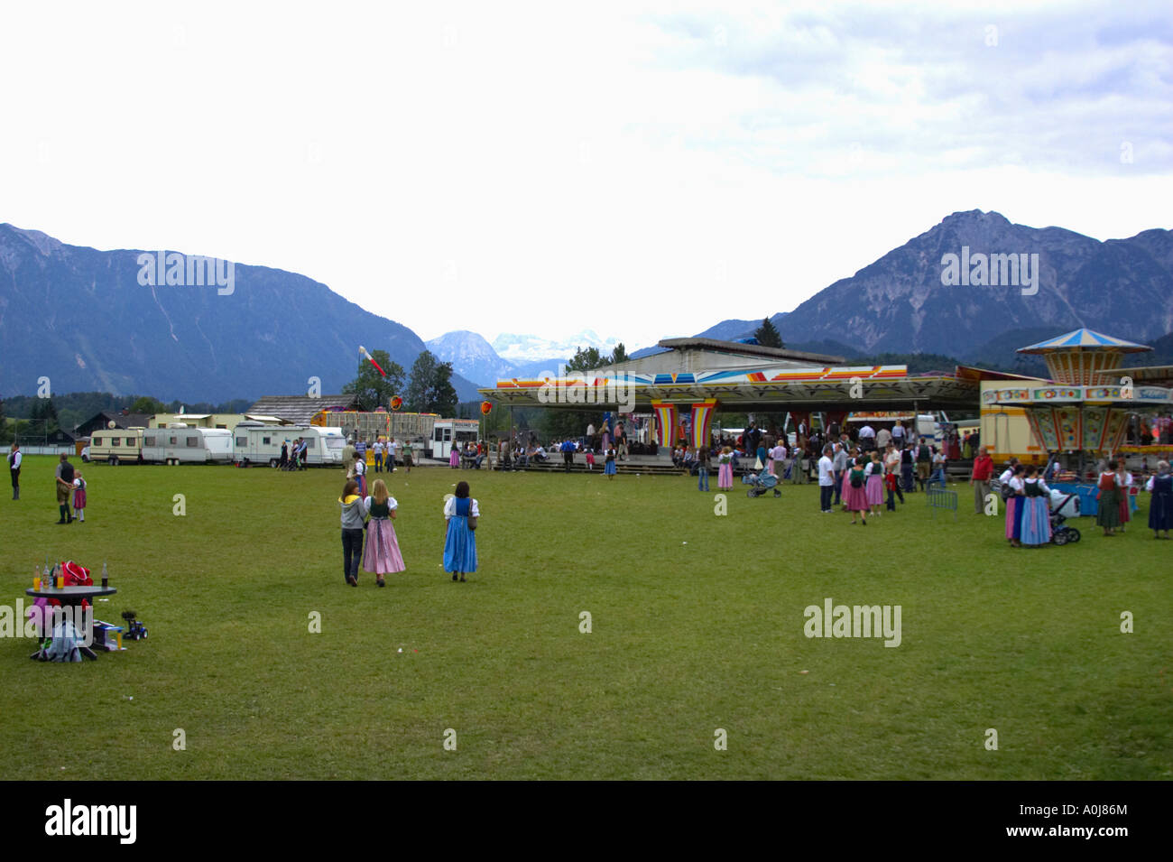 Altausseer Kirtag Festival in Altaussee, Styria Austria Stock Photo - Alamy