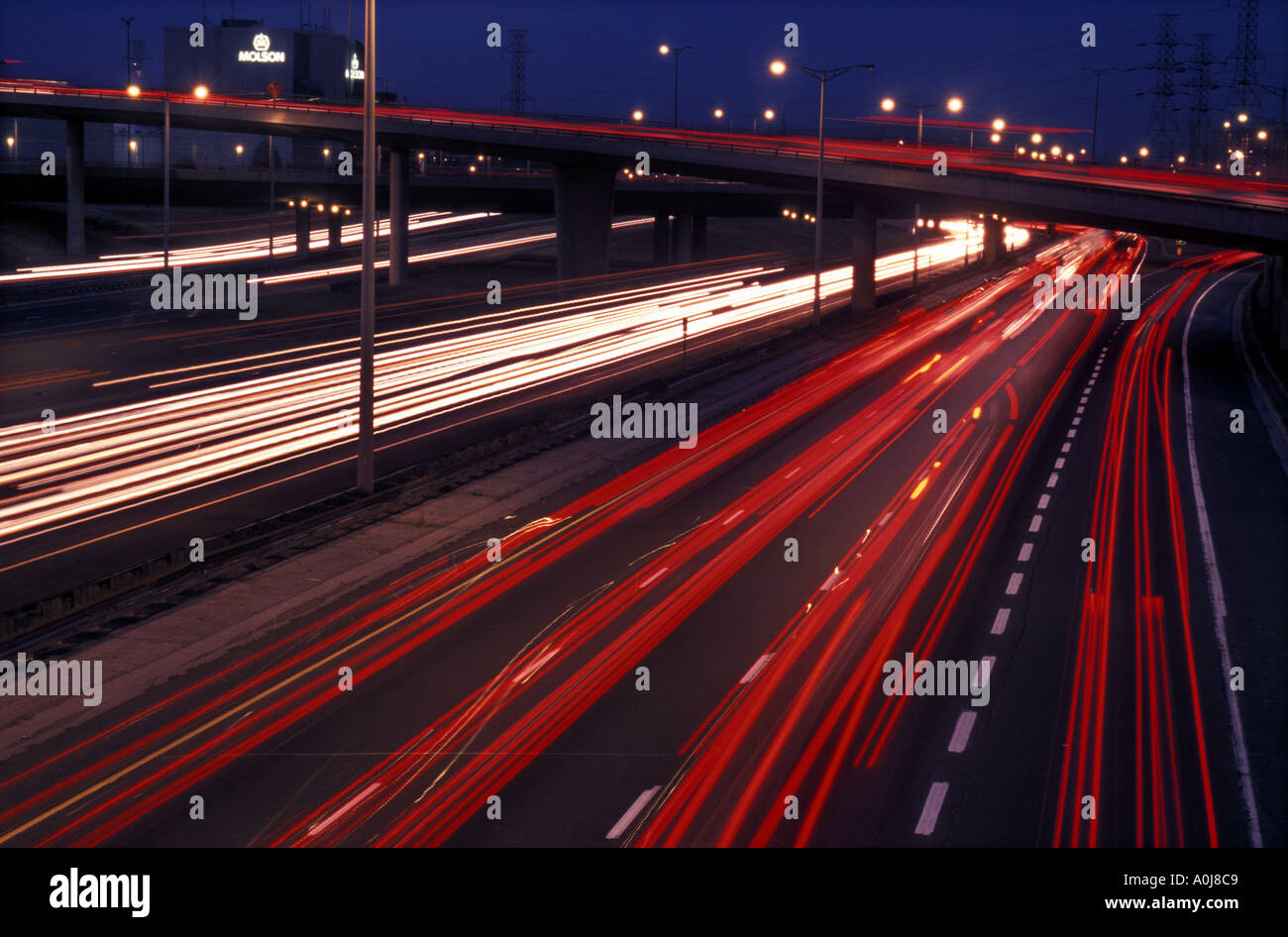 Highway 401 at night hi-res stock photography and images - Alamy