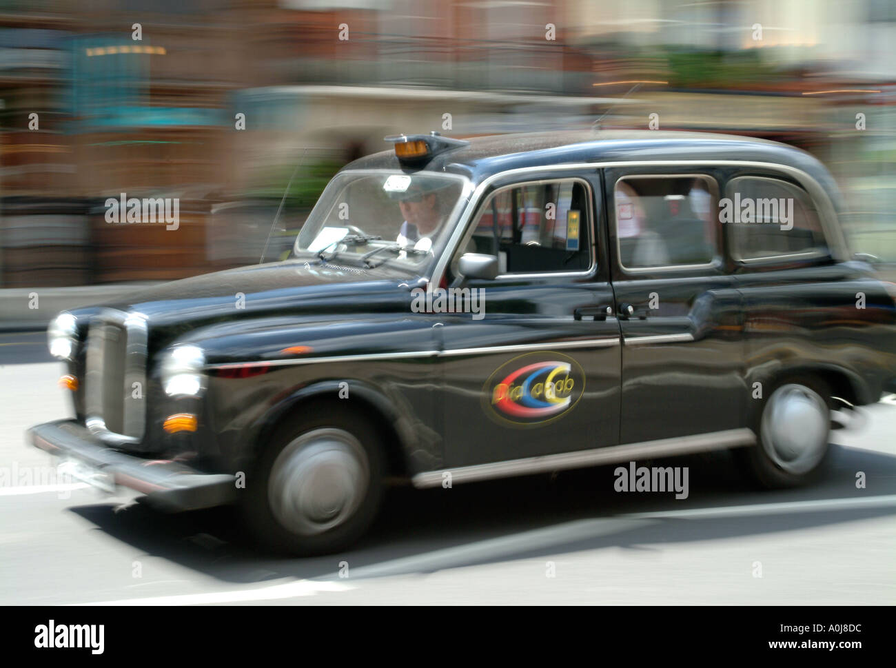 A black cab in London Stock Photo - Alamy