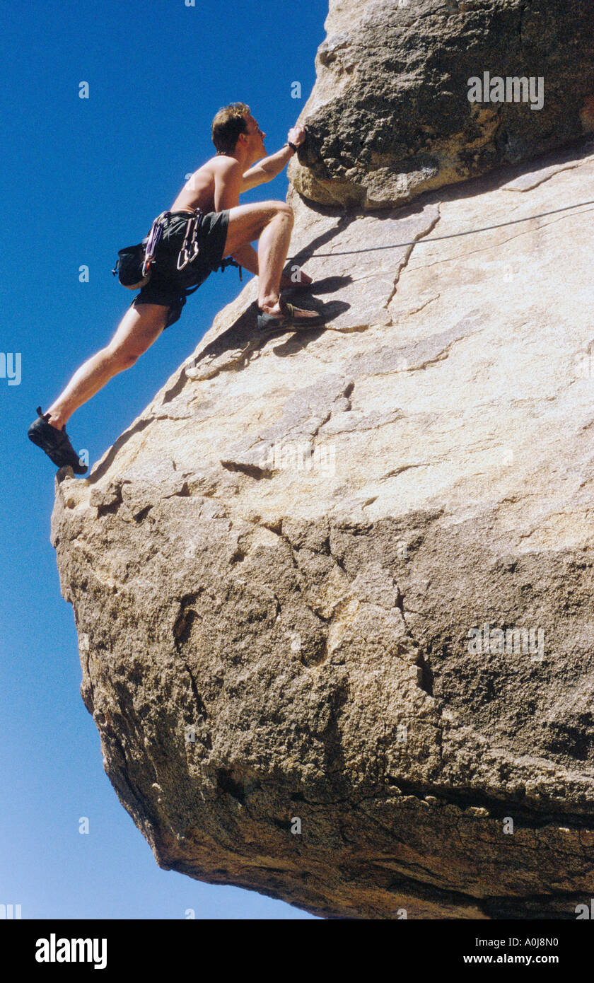 Skillful rock climber hi-res stock photography and images - Alamy