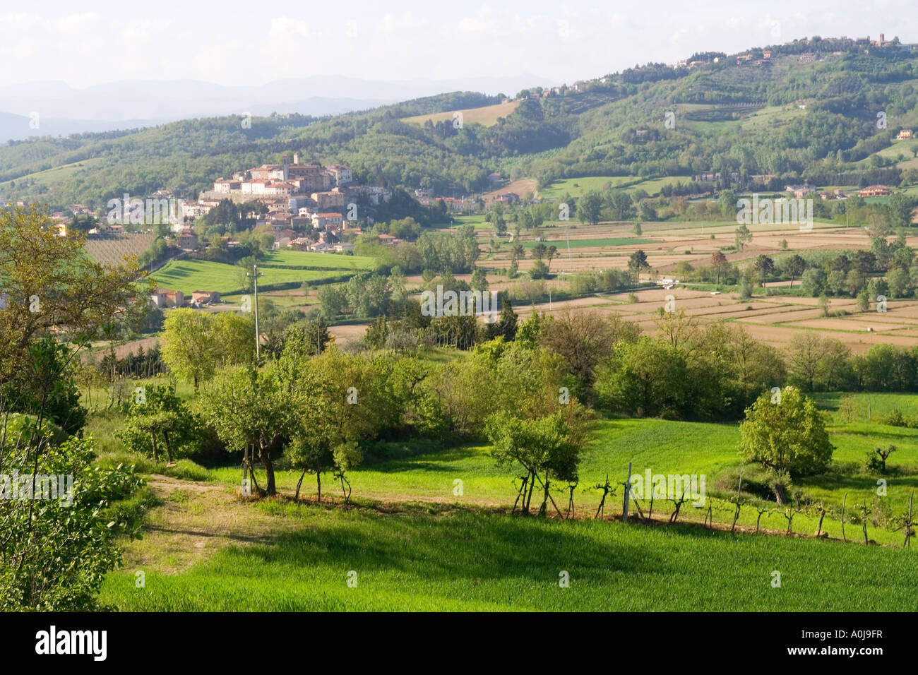 Monterchi Tuscany Italy Ancient hill top town on border of Tuscany and ...
