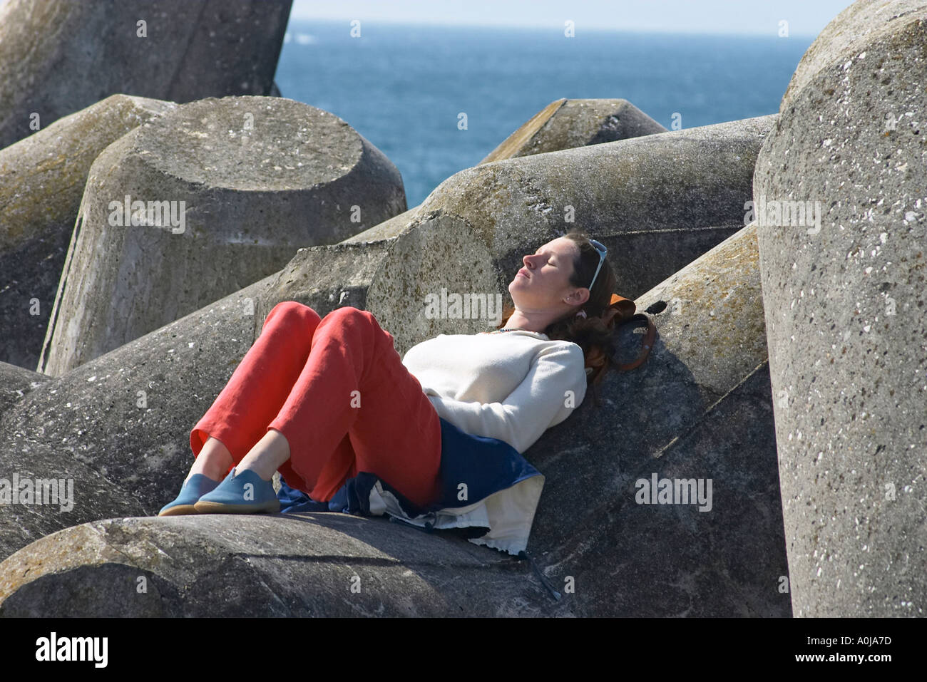 On concrete blocks hi-res stock photography and images - Alamy