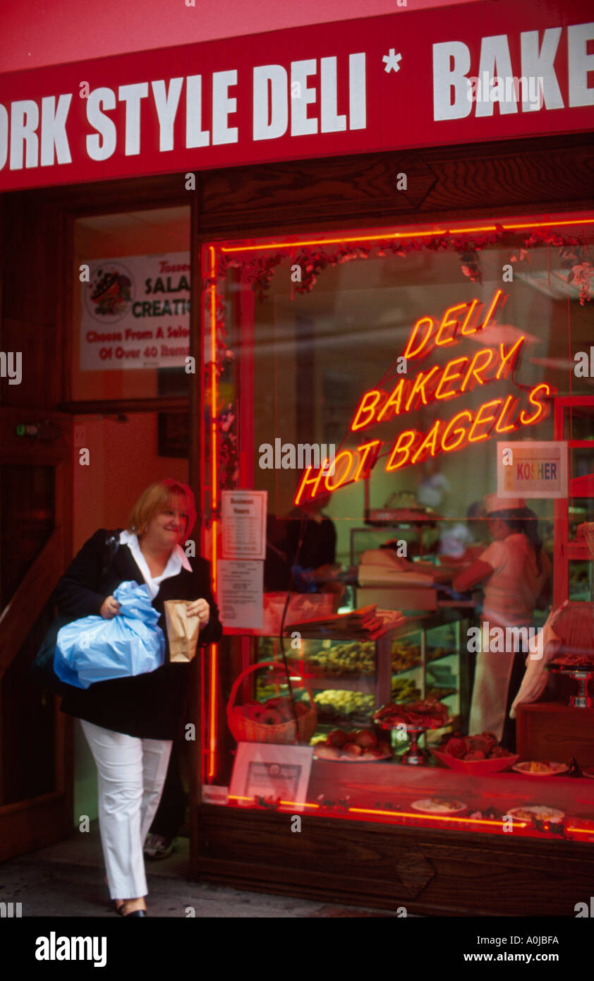 Woman deli entrance ny149 hi-res stock photography and images - Alamy