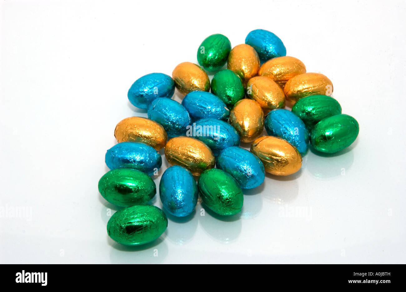 Miniature chocolate easter eggs hi-res stock photography and images - Alamy