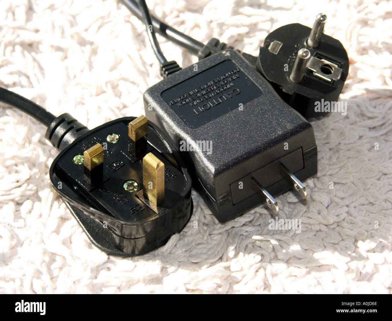 Standard British Three Pin European Two Pin and American Two Pin ...