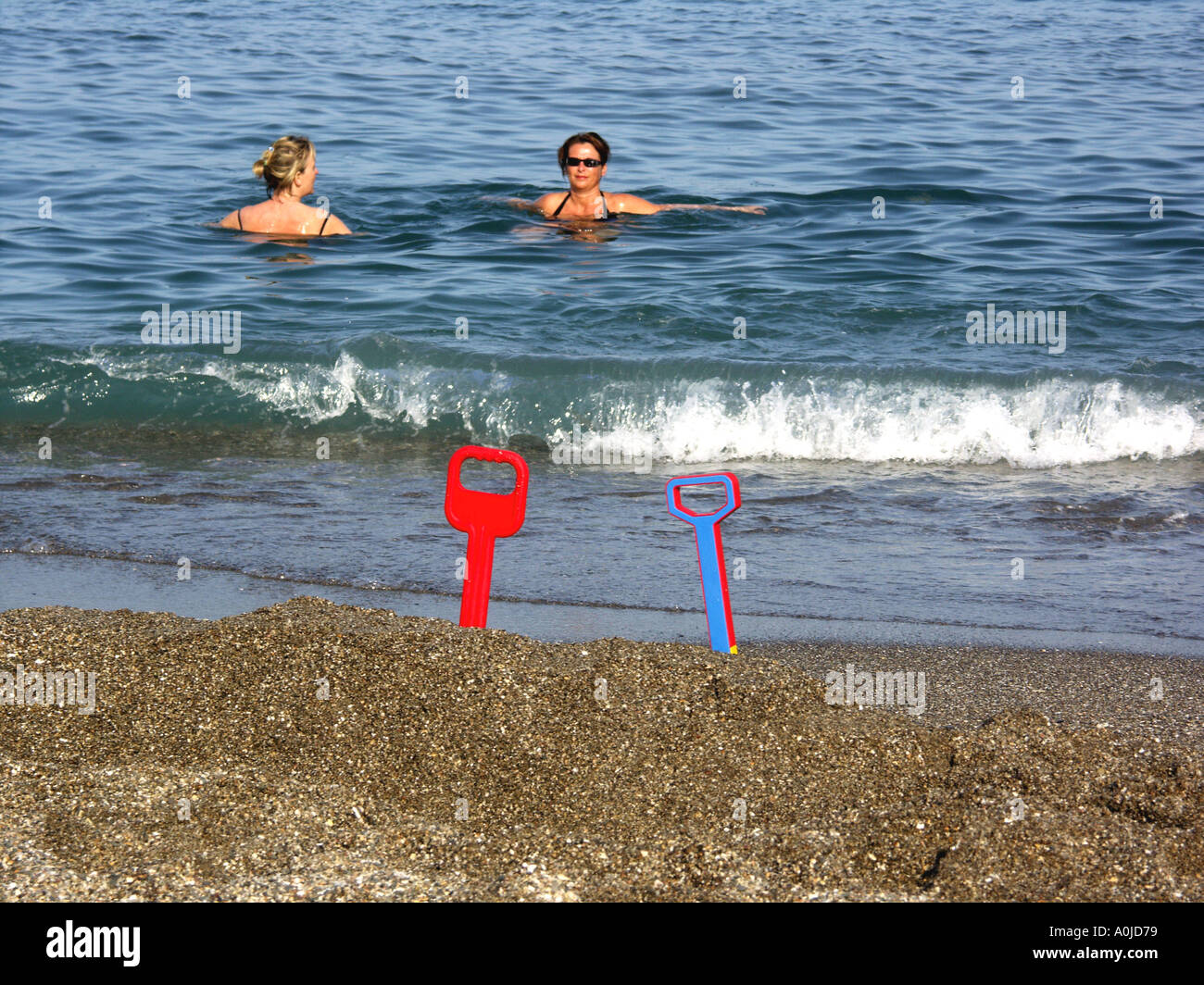 Two female bathers hi-res stock photography and images - Alamy